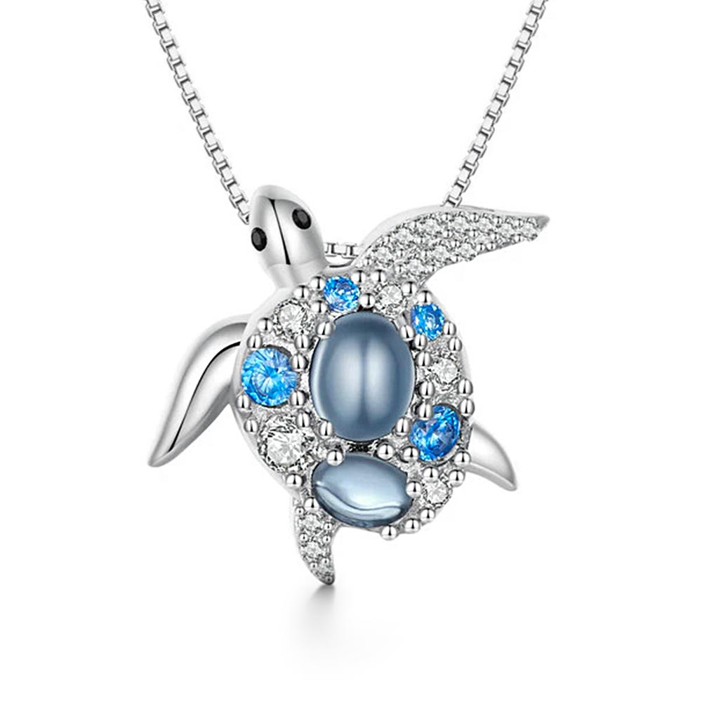 Aqua Sea Turtle Necklace | Citrus Reef