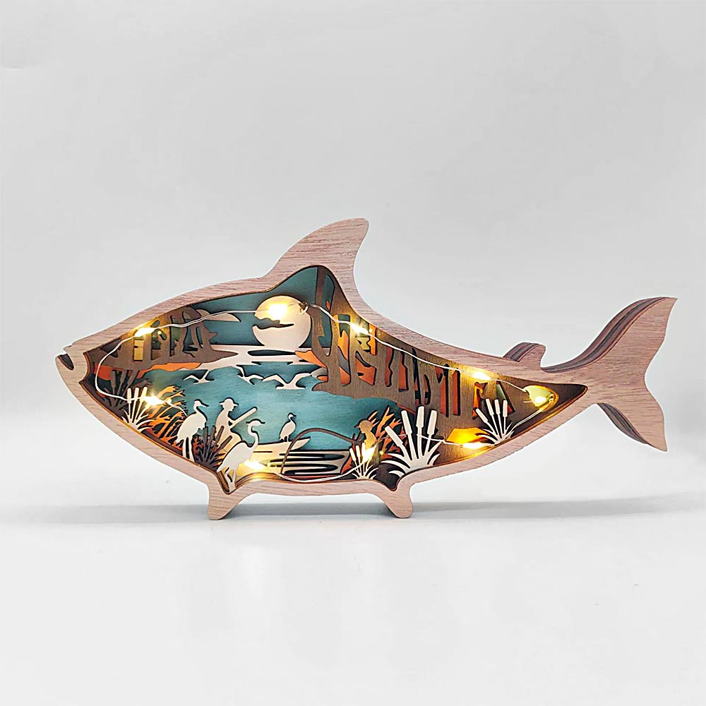 Sunset Fishing In Fish Carving | Citrus Reef