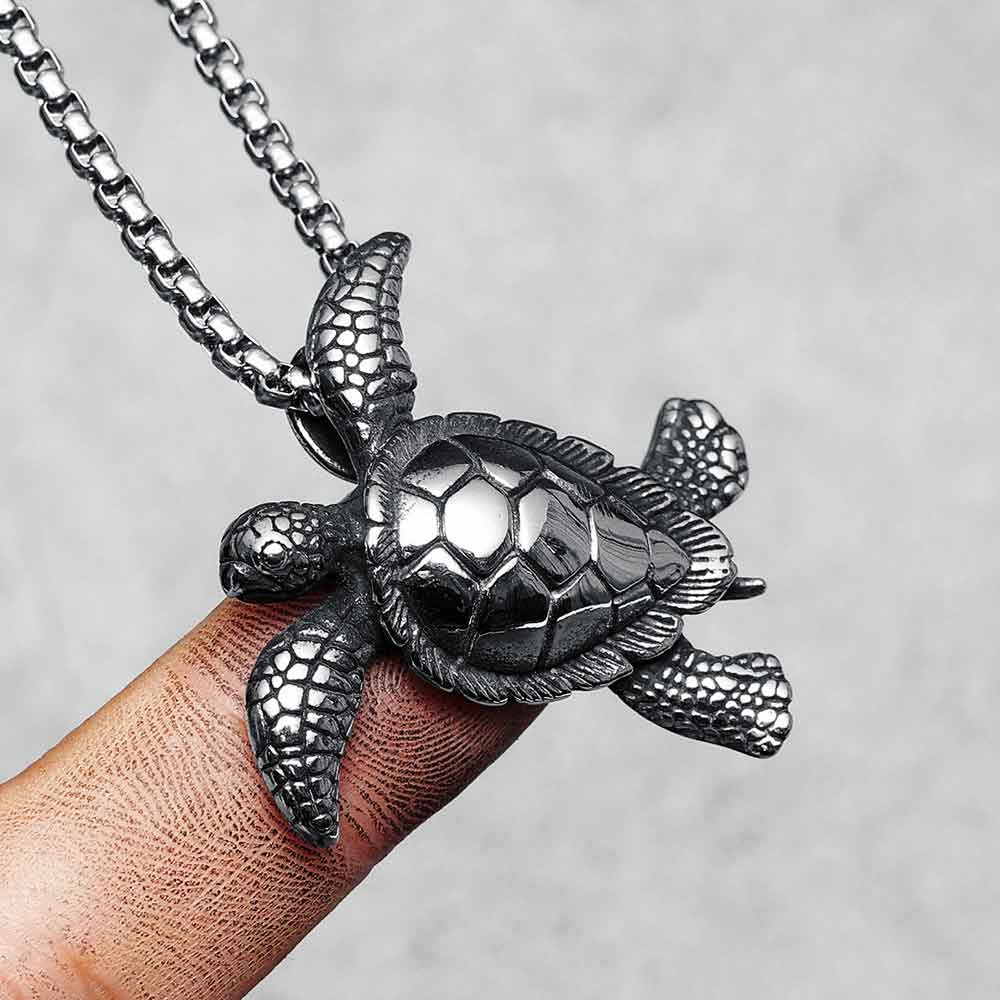 Mens Hawksbill Turtle Necklace | Citrus Reef