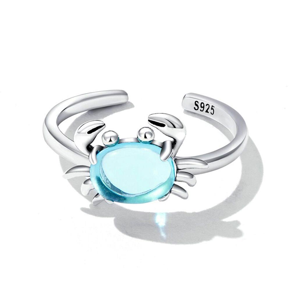 Blue Crystal Crab Ring | Citrus Reef