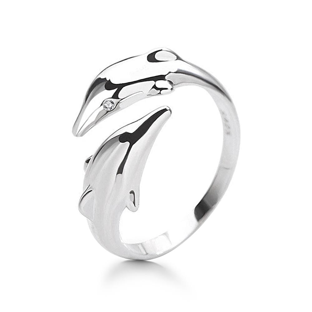 Silver Dolphin Ring | Citrus Reef