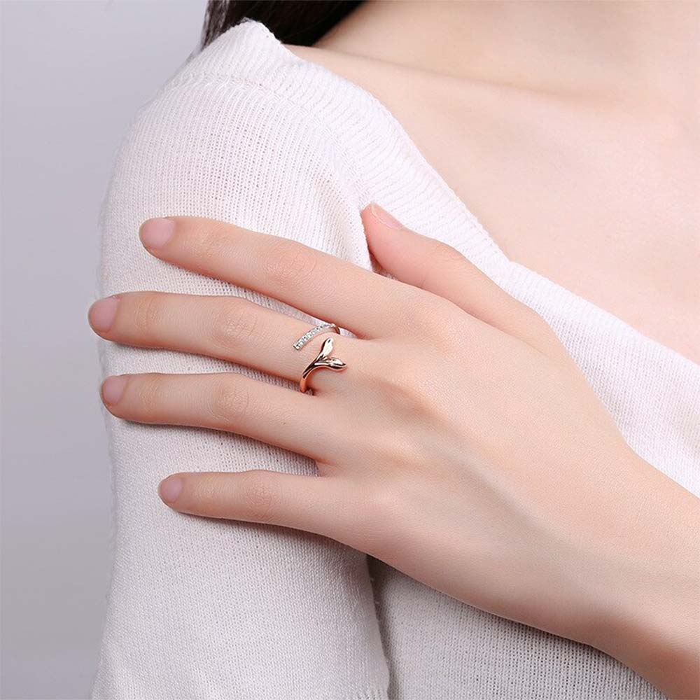 Two-tone Mermaid Tail Ring | Citrus Reef