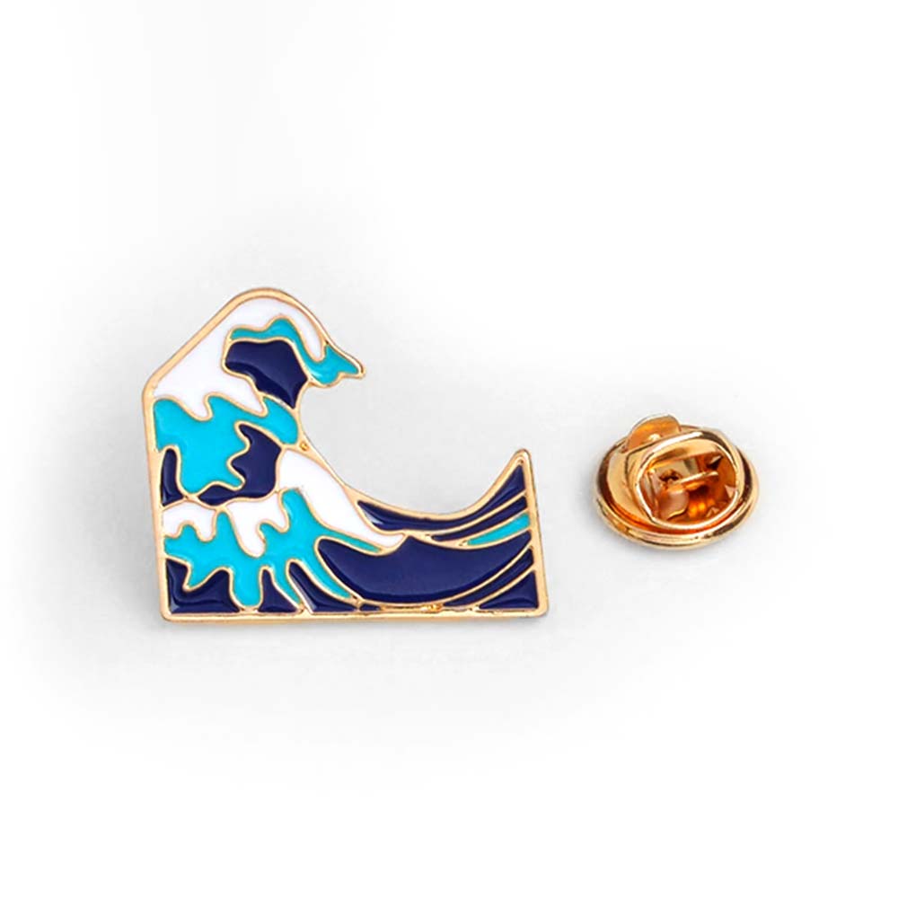 Kanagawa Wave Pin | Citrus Reef