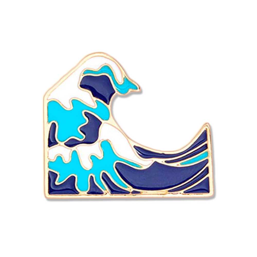 Kanagawa Wave Pin | Citrus Reef