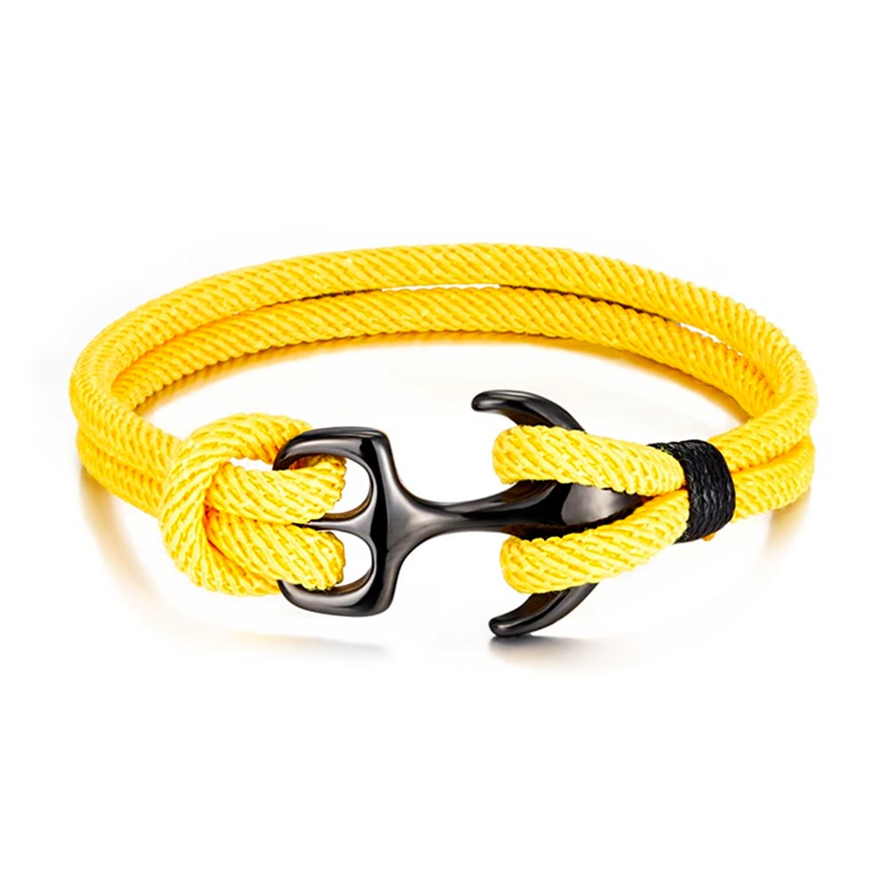 Mens Anchor Rope Bracelet | Citrus Reef